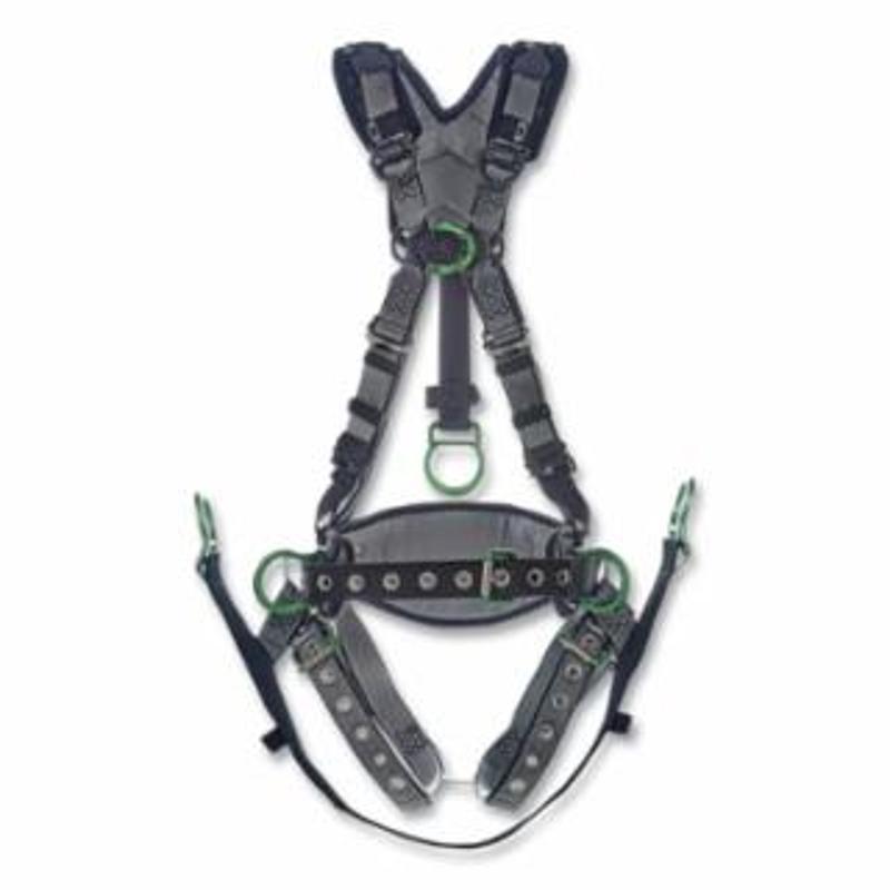 MSA V-FIT™ Derrick Harness, Chest and Hip D Rings, Super Extra Large,