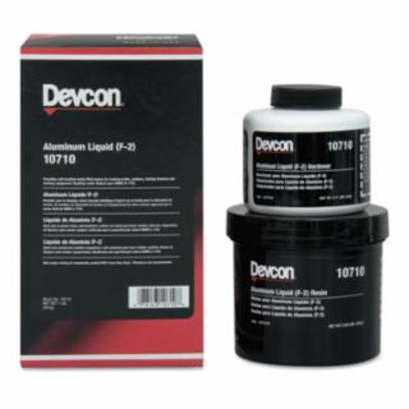 DEVCON Aluminum Liquid (F-2), 1 lb, Kit, Aluminum