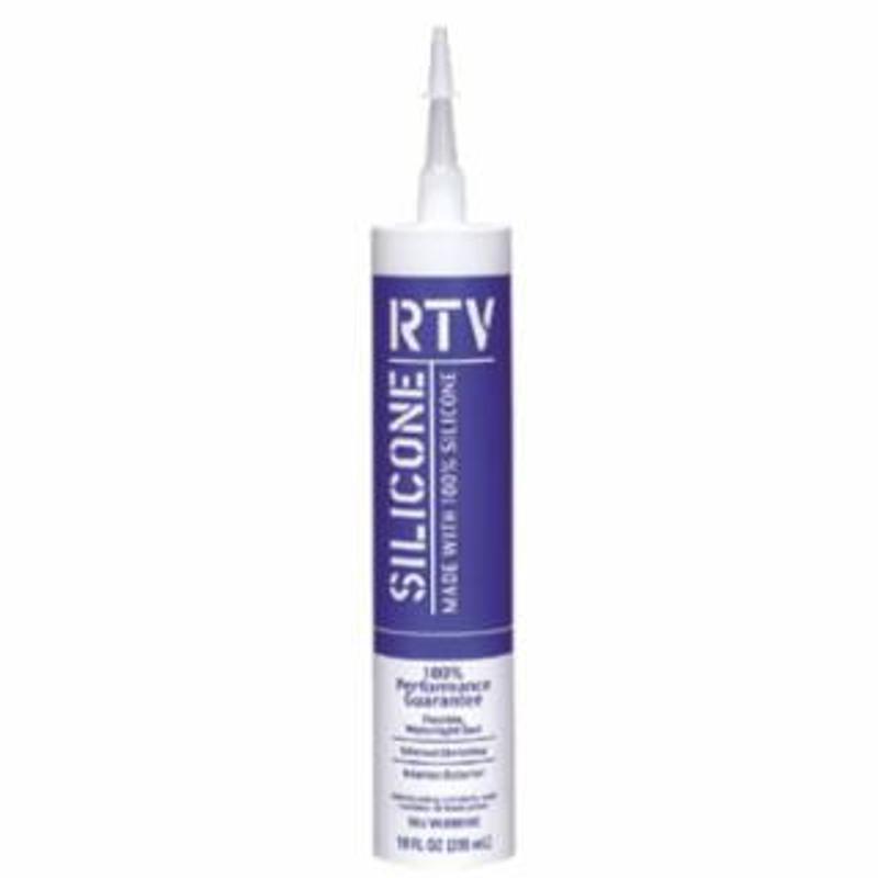 WHITE LIGHTNING Contractor RTV Silicone Sealant, 10 oz Cartridge, Whit